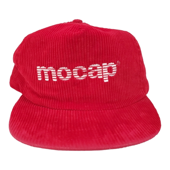 MOCAP | Accessories | Vintage Mocap Hat Snapback Corduroy Embroidered ...
